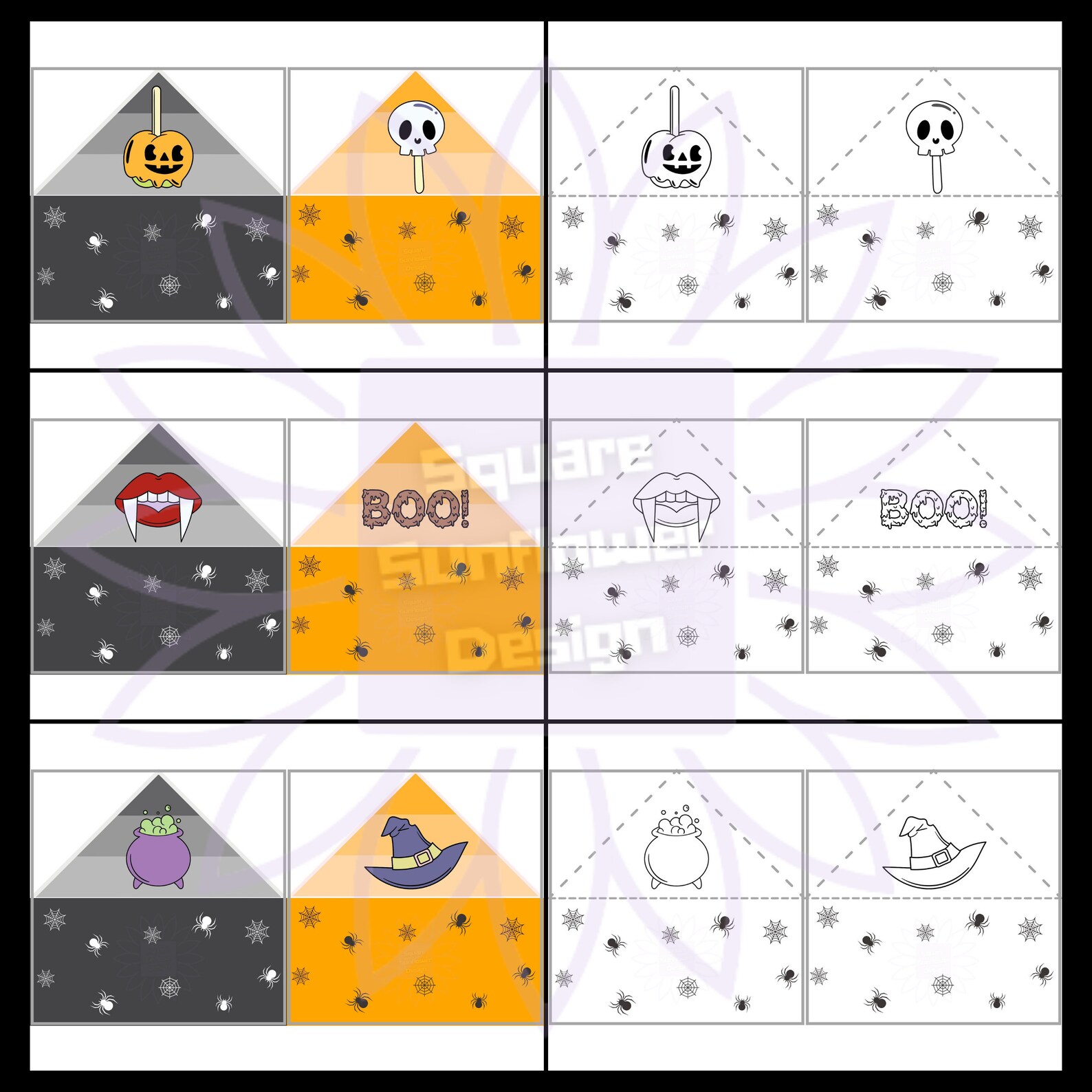 Kids Halloween Paper Crown Printable, Origami Crown Template, Paper ...