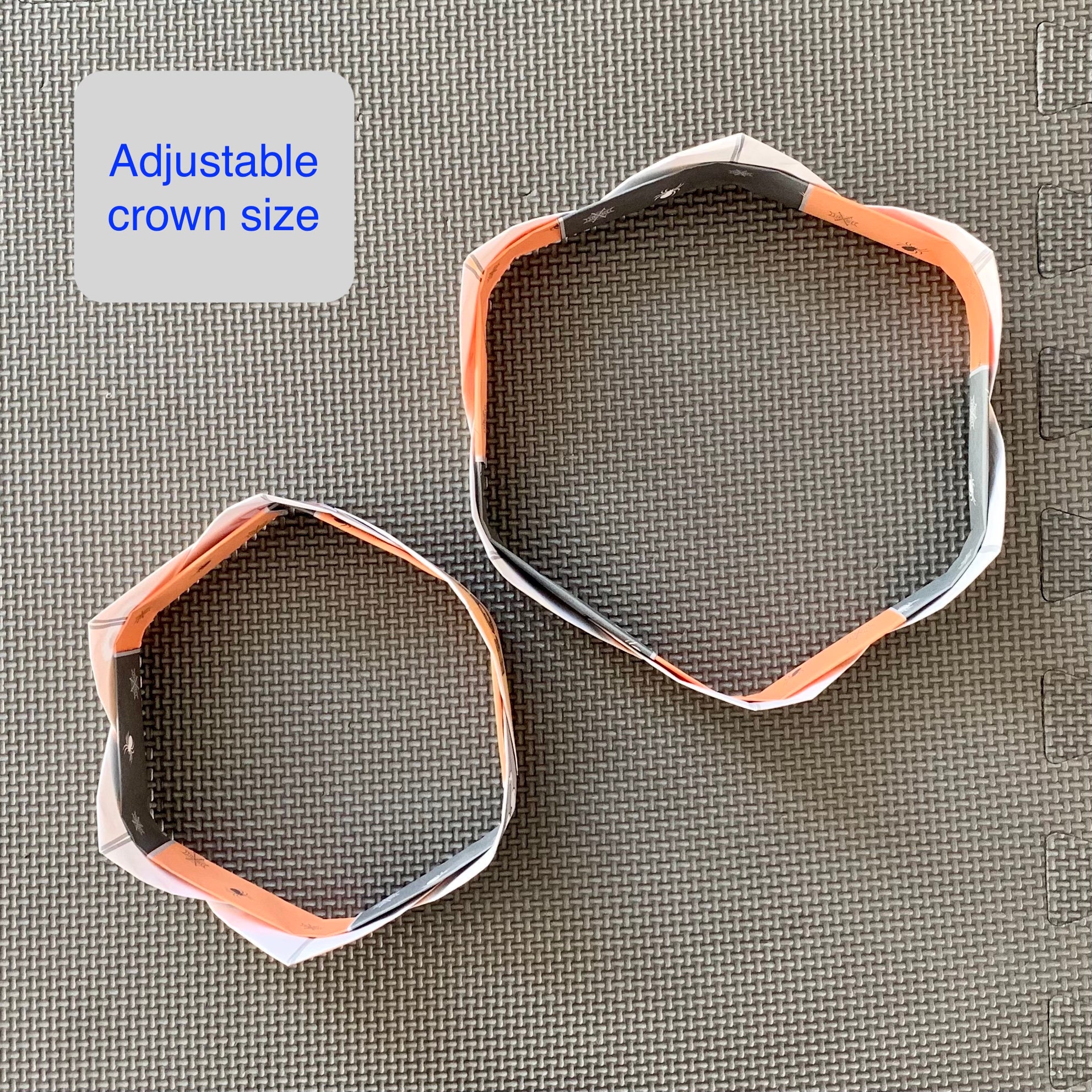 Kids Halloween Paper Crown Printable, Origami Crown Template, Paper ...