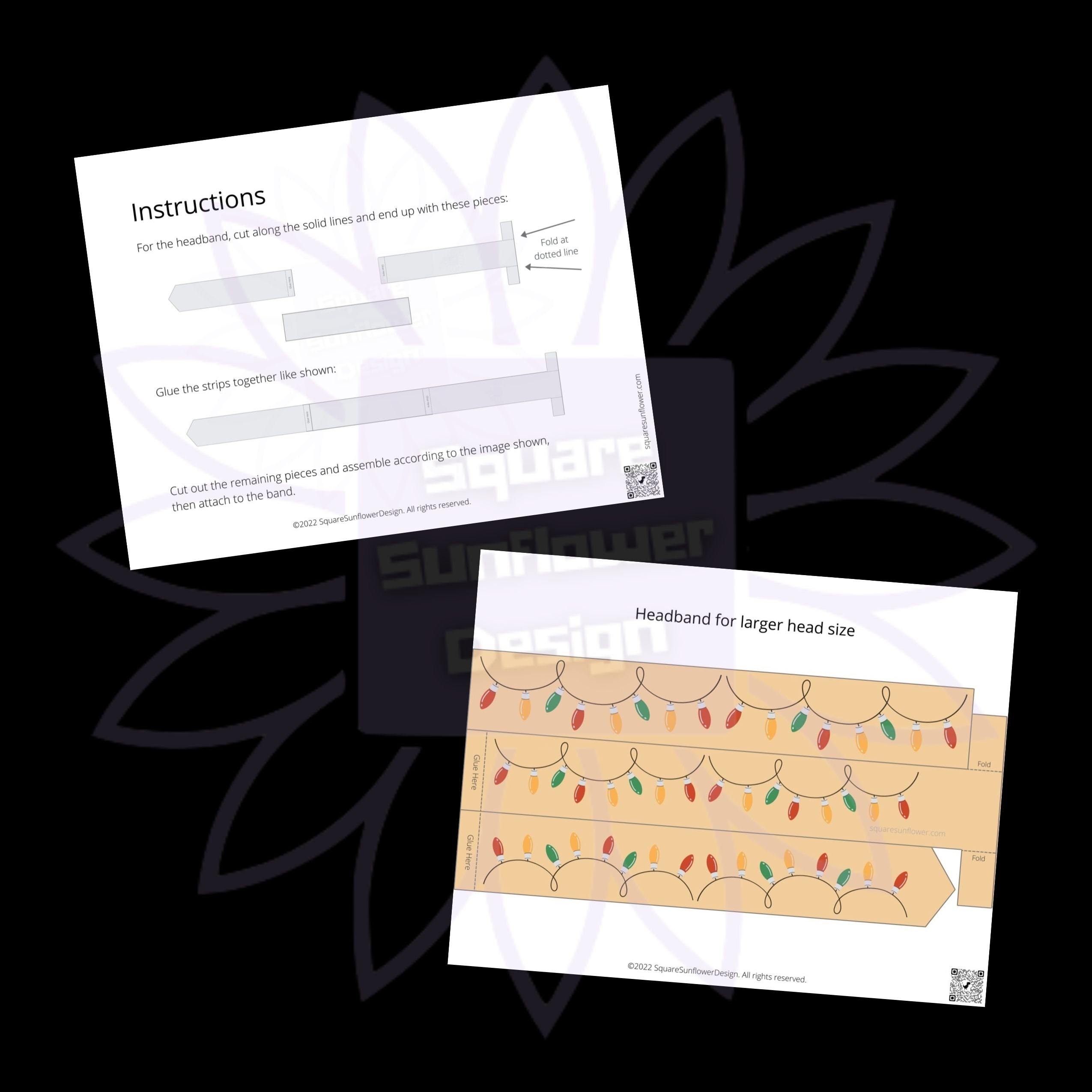 Gingerbread Man Printable Crown Template Build Your Own Christmas Hat ...