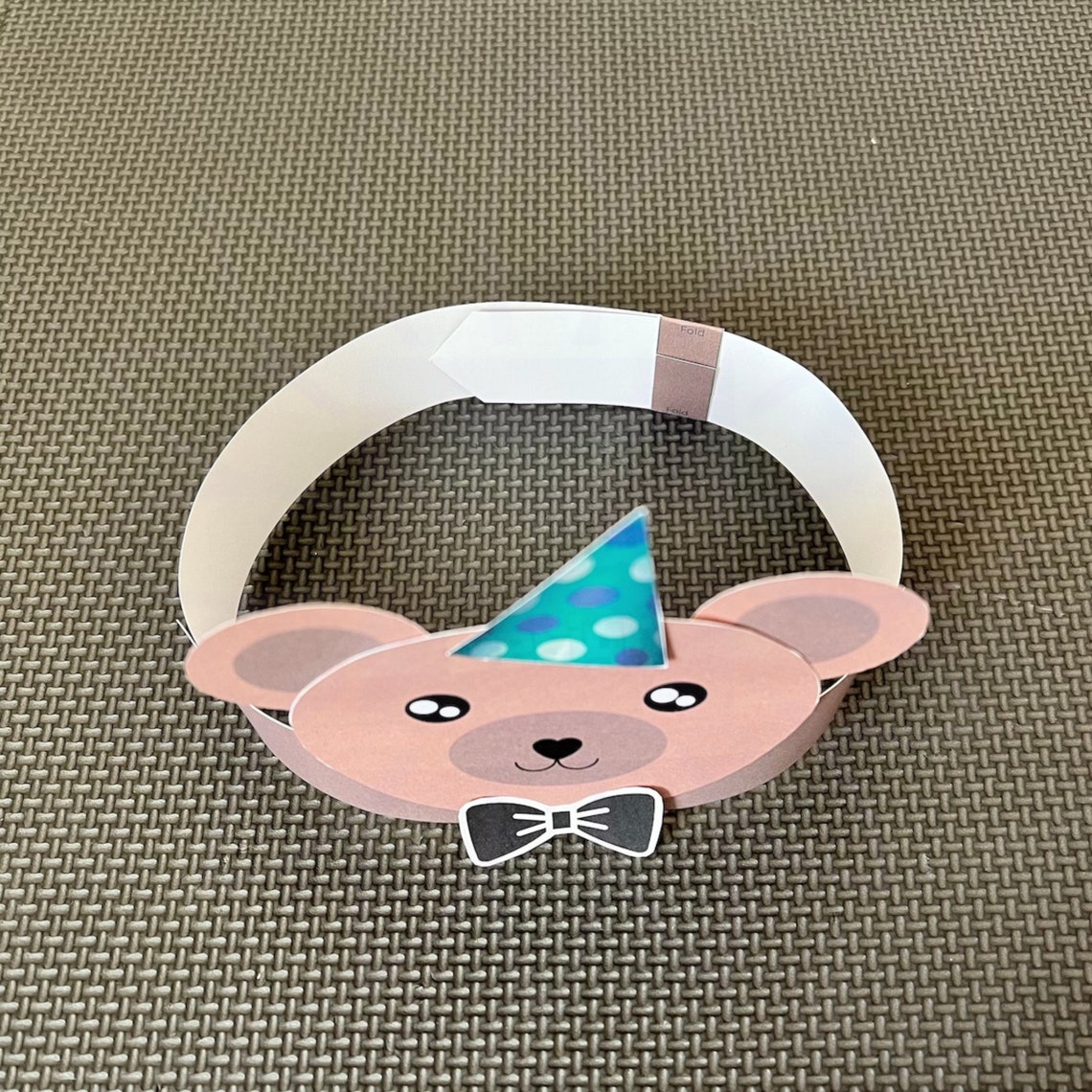Bear Crown Printable, DIY Paper Party Hat (digital Download) - Etsy