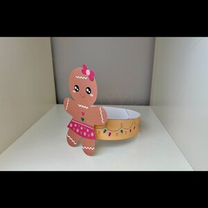 Gingerbread Man Printable Crown Template Build Your Own Christmas Hat ...