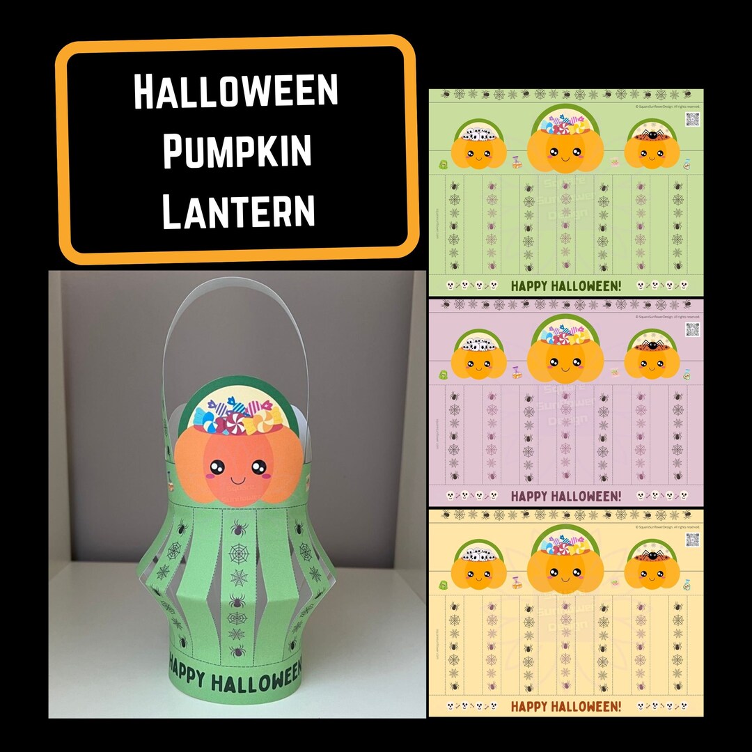 Halloween Pumpkin Lantern Templates Kids Crafts Printables Classroom ...