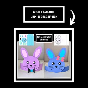 DIY Bunny Paper Crown Classroom Party Crafts for Kids Easter - Etsy