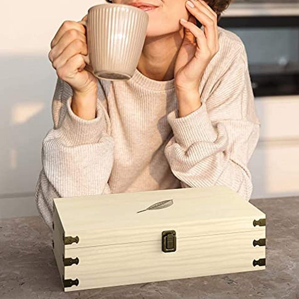 Wooden Tea Box - Etsy