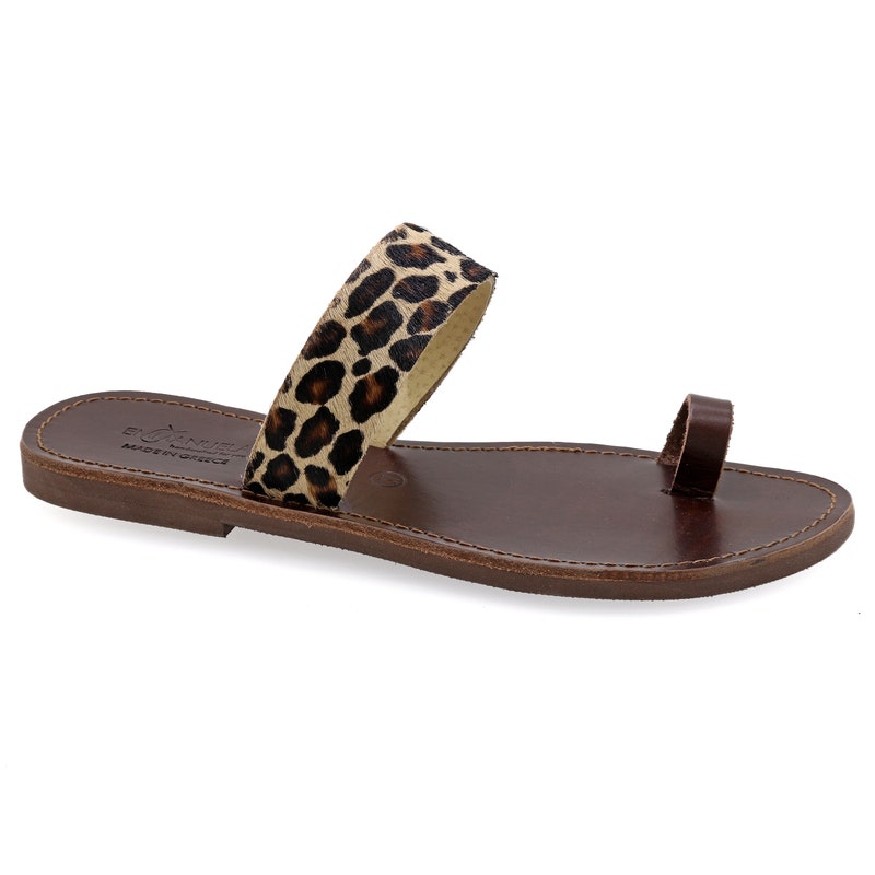 Animal Print Sandals - Etsy