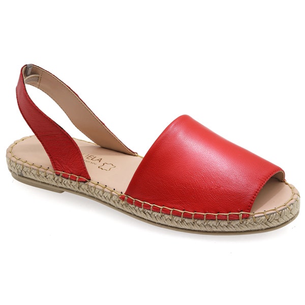 Red Espadrilles - Etsy