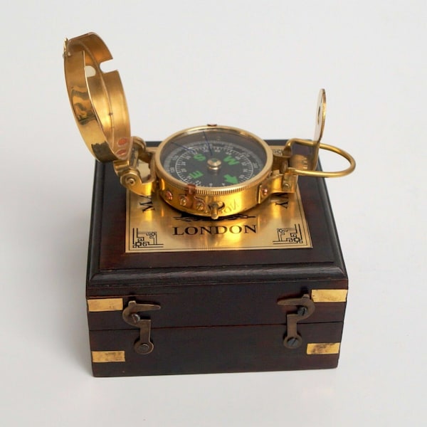 Wooden Compass - Etsy