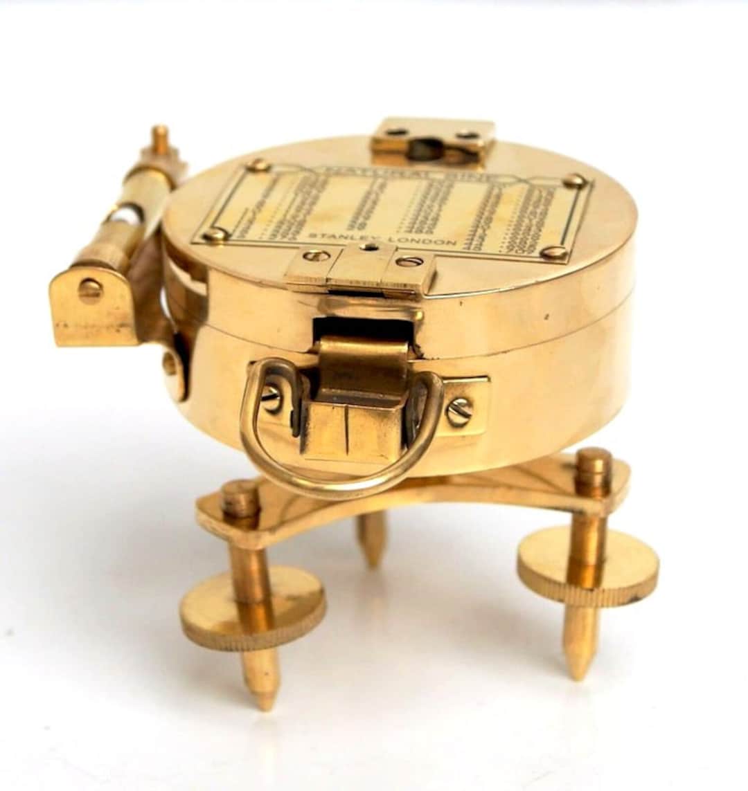 Vintage Brass Brunton Compass Nautical Brass Compass Maritime - Etsy