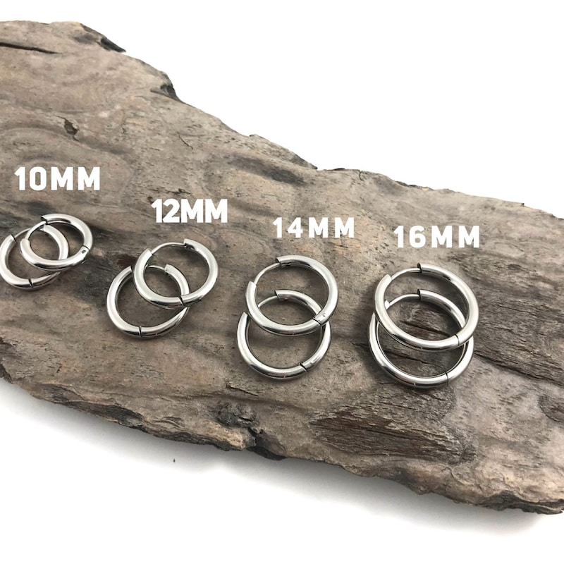 Stainless Steel Hoops - Etsy