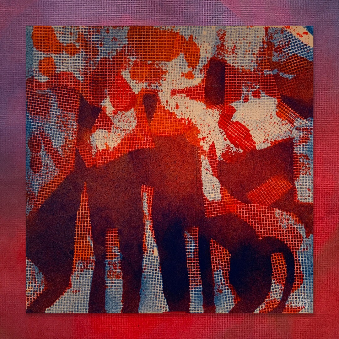 Printable Wall Art partial Vision Dl Digital Mixed Media Piece Created ...