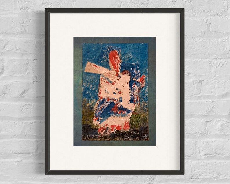 Printable Wall Art "homeless Coming Dl" - Digital Mixed Media Piece ...