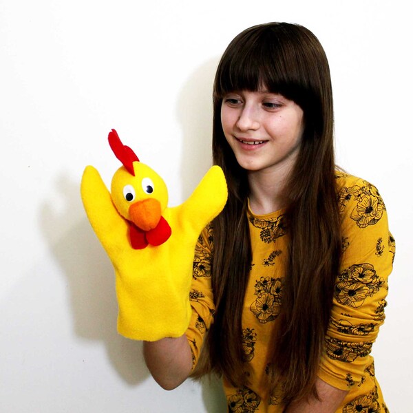 Rooster Puppet - Etsy