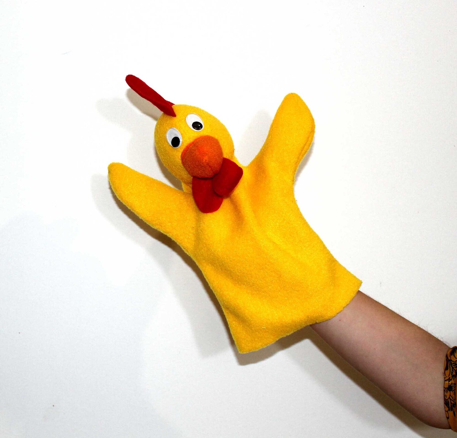 Rooster Doll on Hand Rooster Puppet Theater Fabric Toys for Children ...