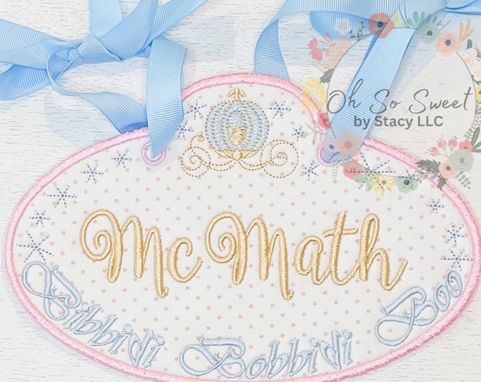 Princess Carriage Stroller Tag - Etsy