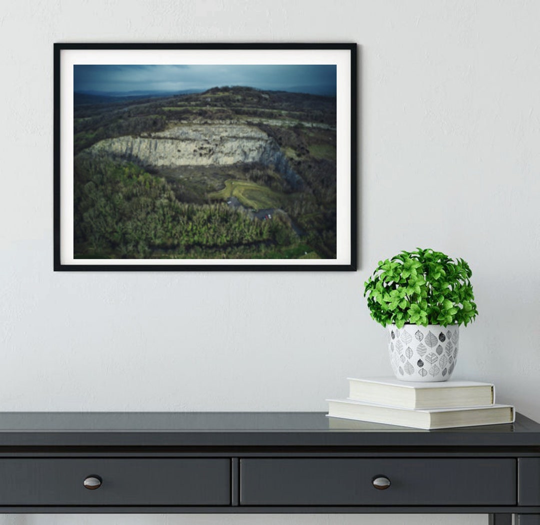 Warton Crag Landscape Aerial Photo - Etsy