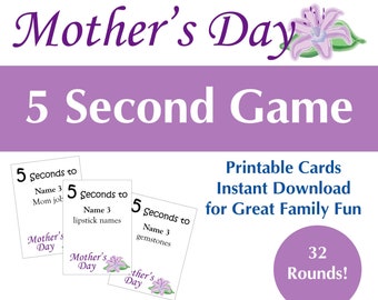 Famous TV Mom Match up Game Printable.printable Activity Family Party ...