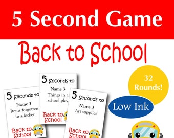 Five Second Game - Etsy