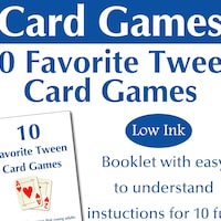 500 Five Hundred Card Game Rules & Scorecard {PDF - Printable} - Etsy