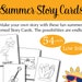 Printable Summer Story Cards, Summer Game, Printable Summer Game ...