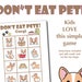 Printable Don't Eat Pete Corgi Themed Game for Kids, Dog Party ...