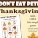 Printable Don't Eat Pete Thanksgiving Game Board, Thanksgiving Party ...