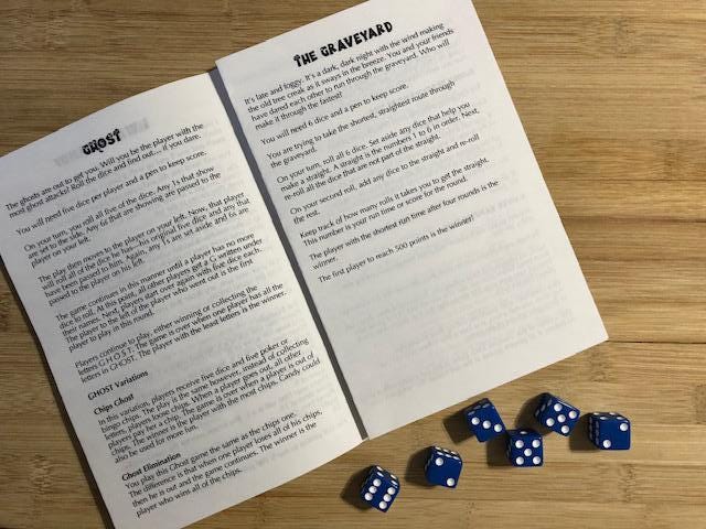 Printable Dice Game Rules Booklet for Family Game Night - Etsy