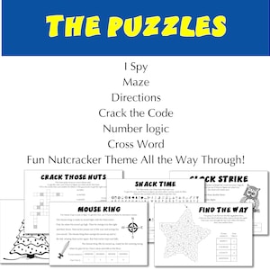 Printable Escape Room Save the Nutcracker Escape Room Kit for Kids, Christmas Party Games ...