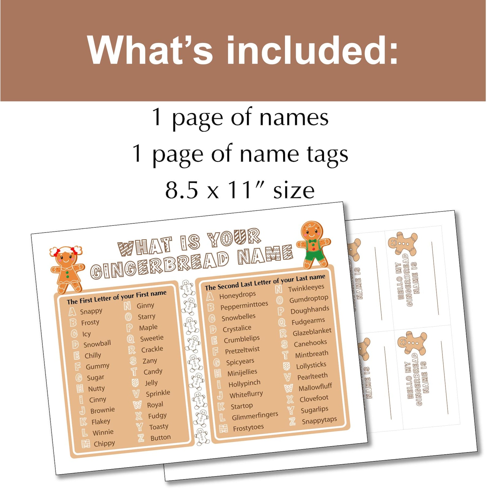 Gingerbread Man Name Generator, What's Your Gingerbread Name Christmas ...