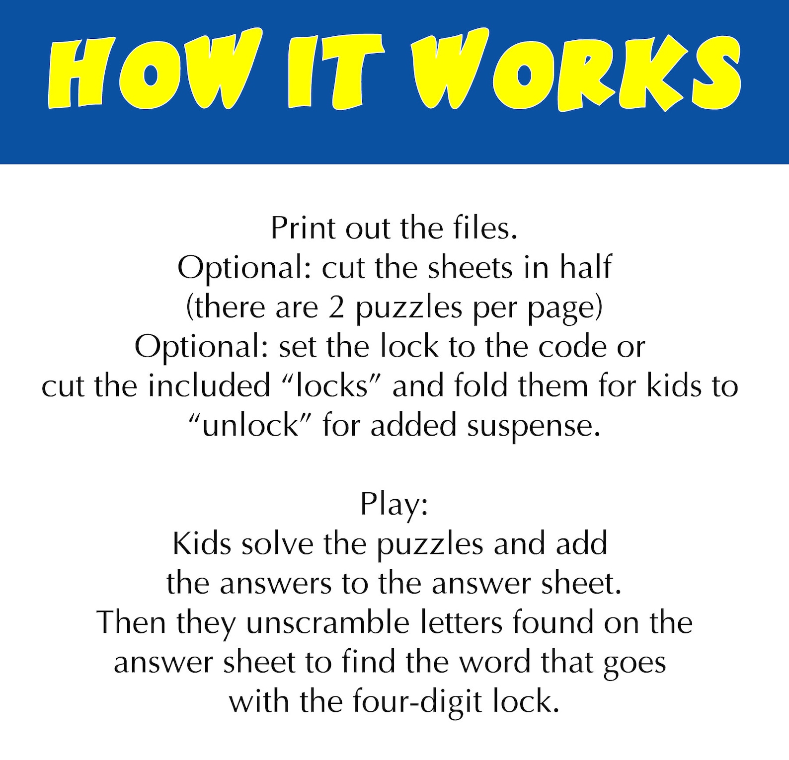 Printable Escape Room for Kids Party Game, Save the Corn Maze, Escape ...