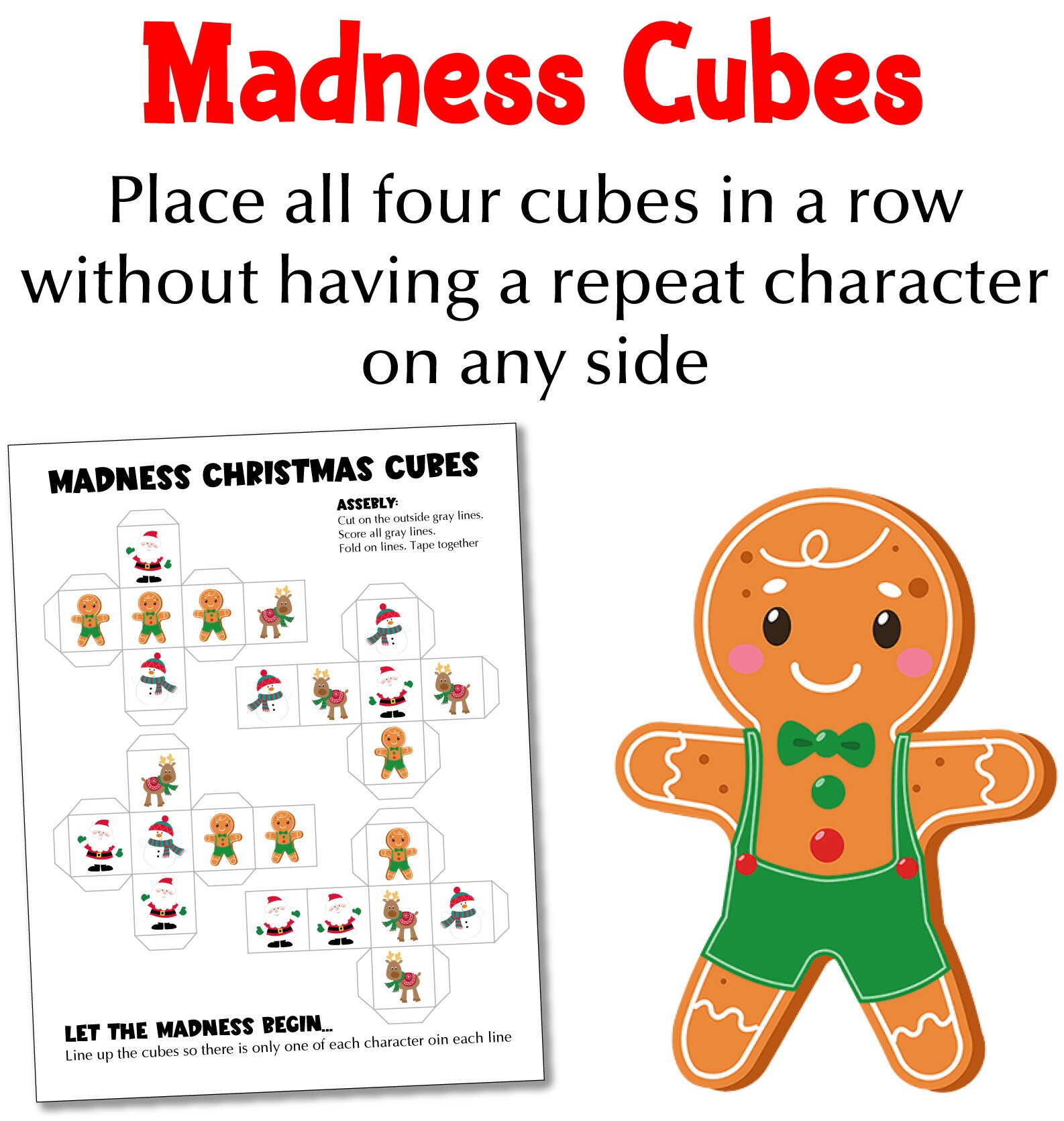 Printable Christmas Puzzles, Christams Printable Puzzles for Kids ...