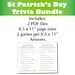 Printable St Patrick's Day Trivia Game Bundle, St Patrick's Day Party ...