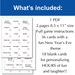 Printable Board Game Fish Bowl New Year's Eve Party Game, Adult Game ...