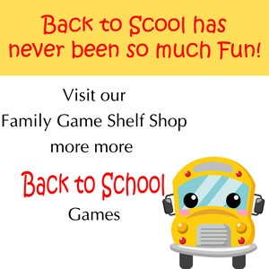Printable Back to School Words Game, Back to School Printable Game ...