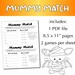 Halloween Match Games Bundle, Printable Halloween Party Games ...