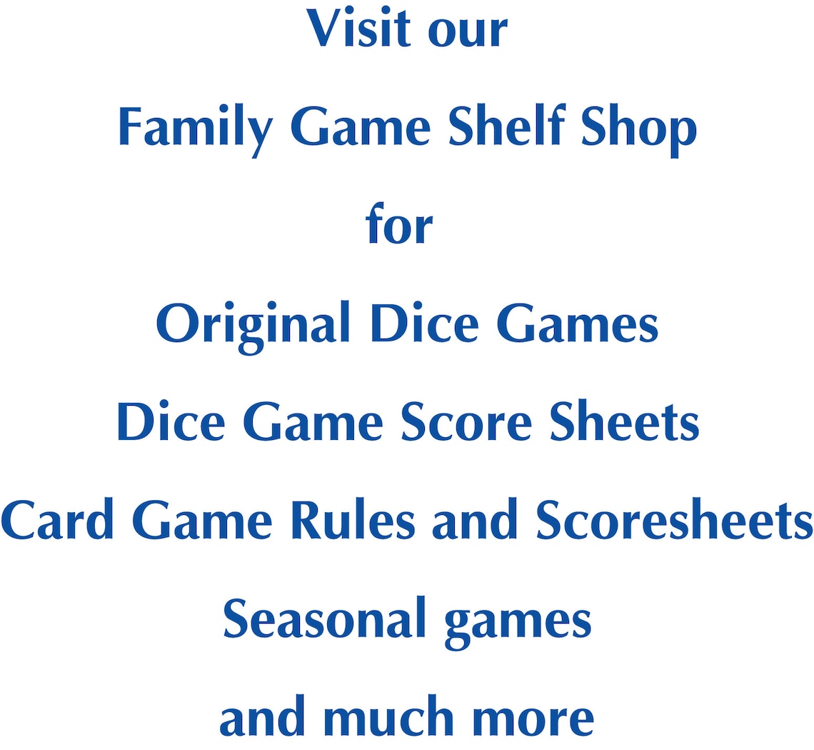 Printable Card Games Booklet, Printable Card Games Rules, Printable ...