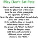 Printable Don't Eat Pete Christmas Game, Christams Game Printable ...