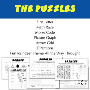 Printable Escape Room Save the Reindeer Escape Room Kit for Kids ...