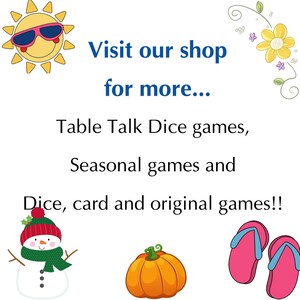 Table Talk Dice Game Icebreaker Game, Luau Dinner Game, Luau ...