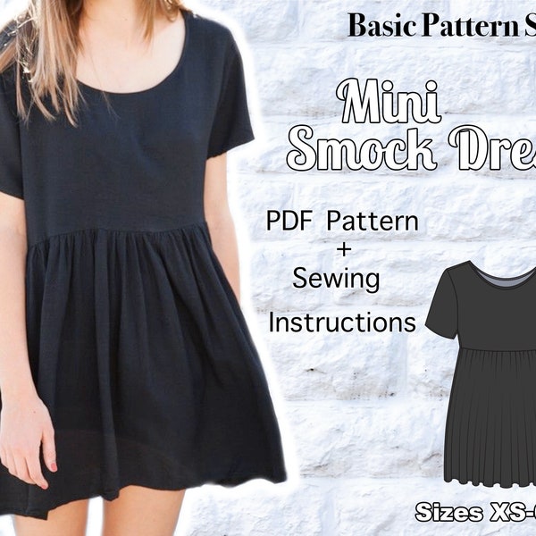 Smock Top Pattern - Etsy