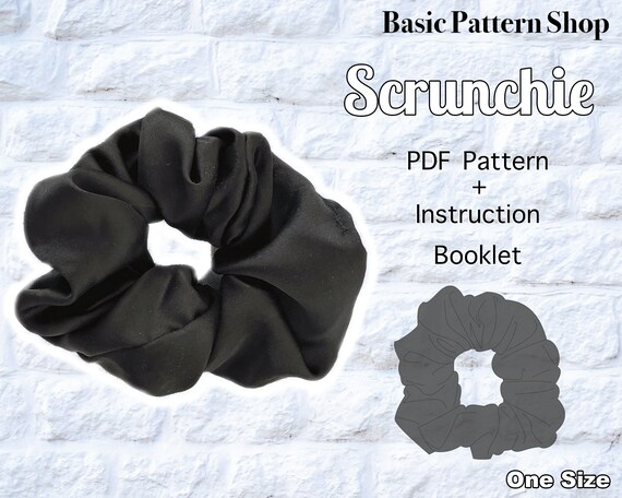 Scrunchie Digital PDF Sewing Pattern Instant Download A4 - Etsy