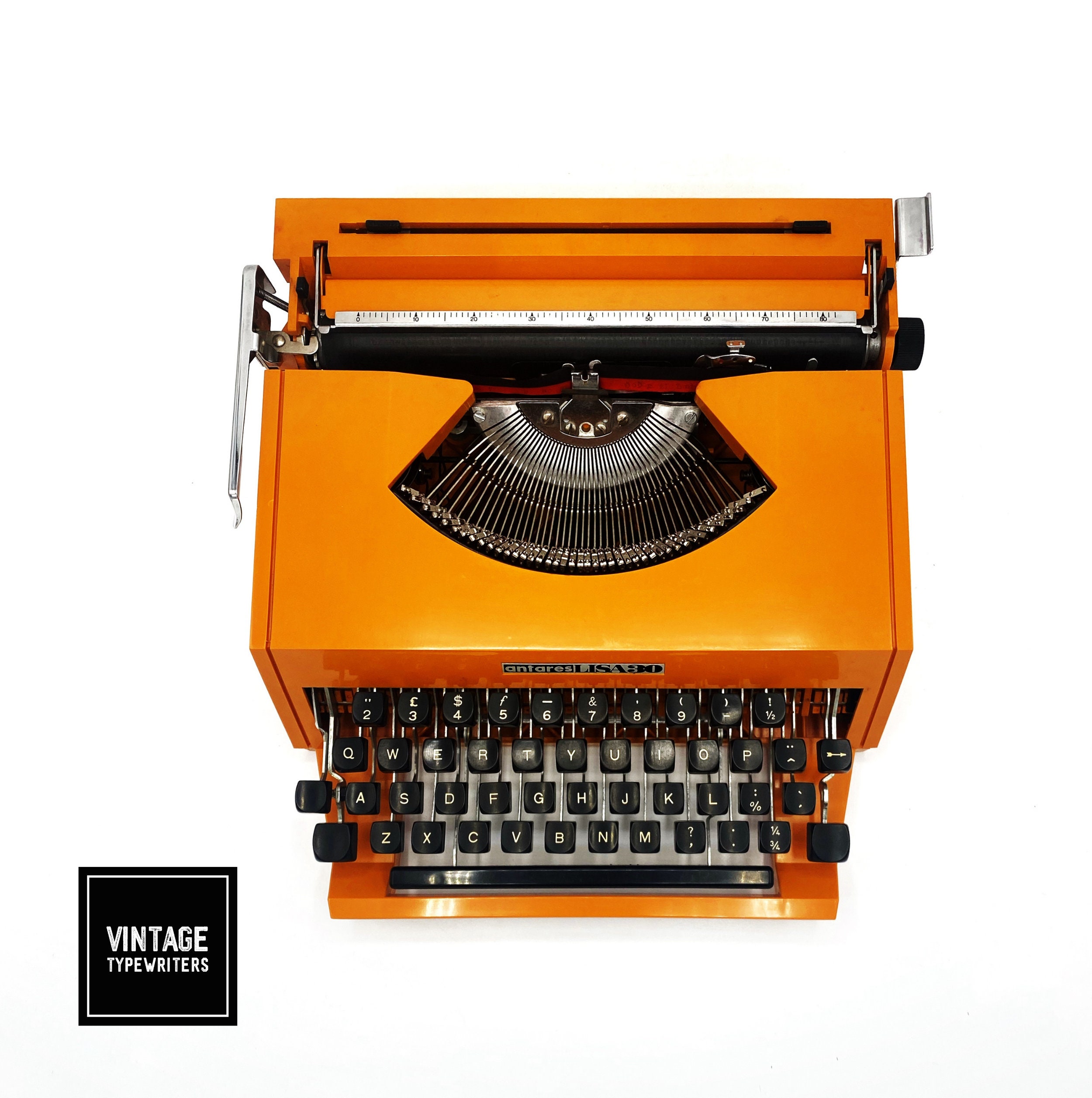 Antares Lisa 30 Typewriter Vintage – Fully Working – Portable With Case ...