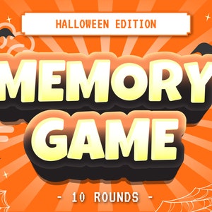 Halloween Memory Game for Powerpoint | Etsy