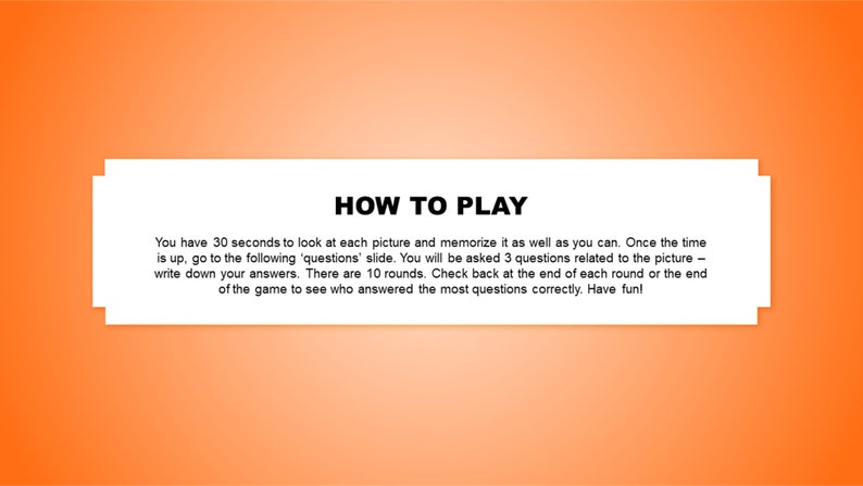 Halloween Memory Game for Powerpoint | Etsy