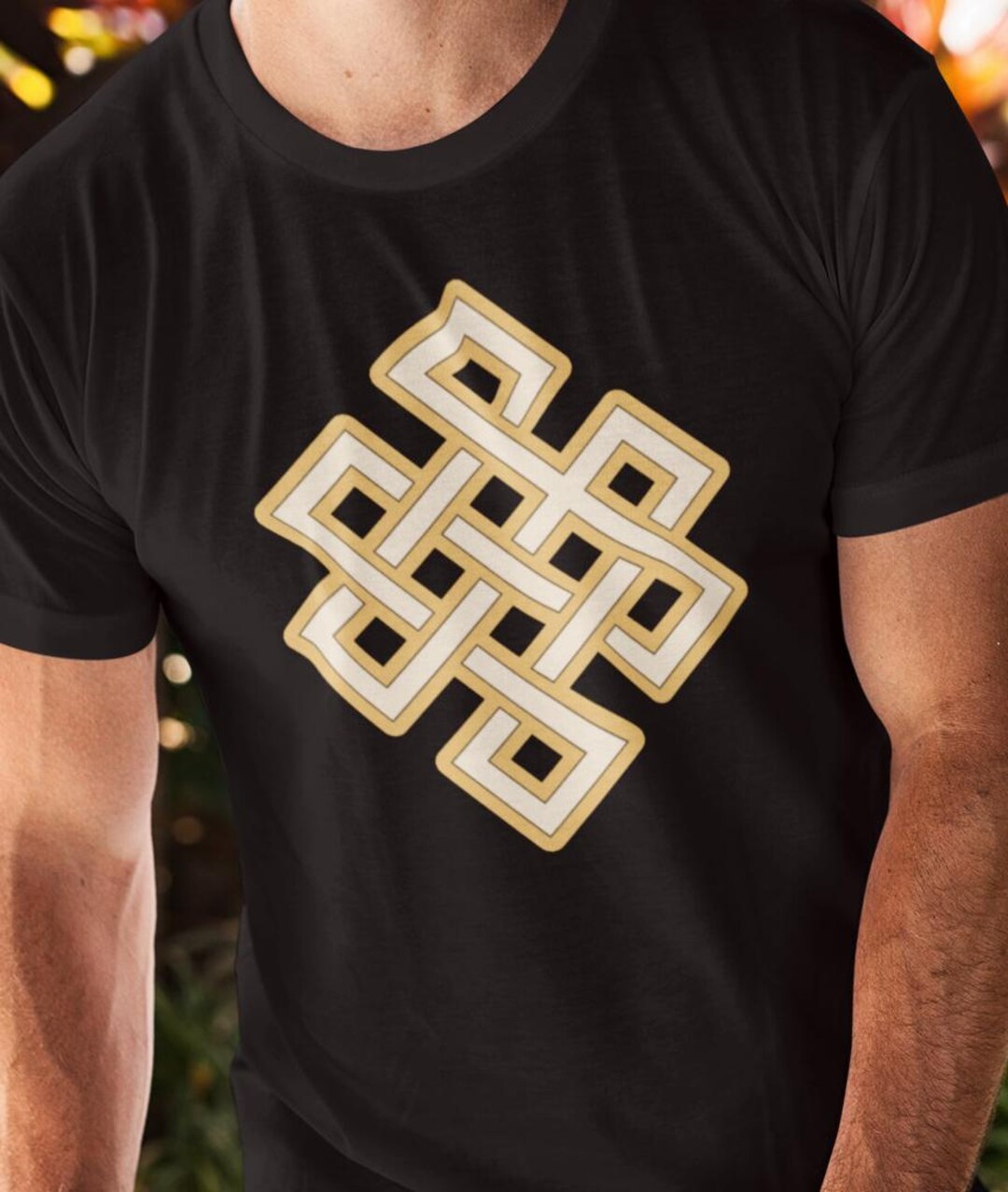 Buddhist Symbol Shrivatsa Mystical Knot Good Luck Ashtamangala ...