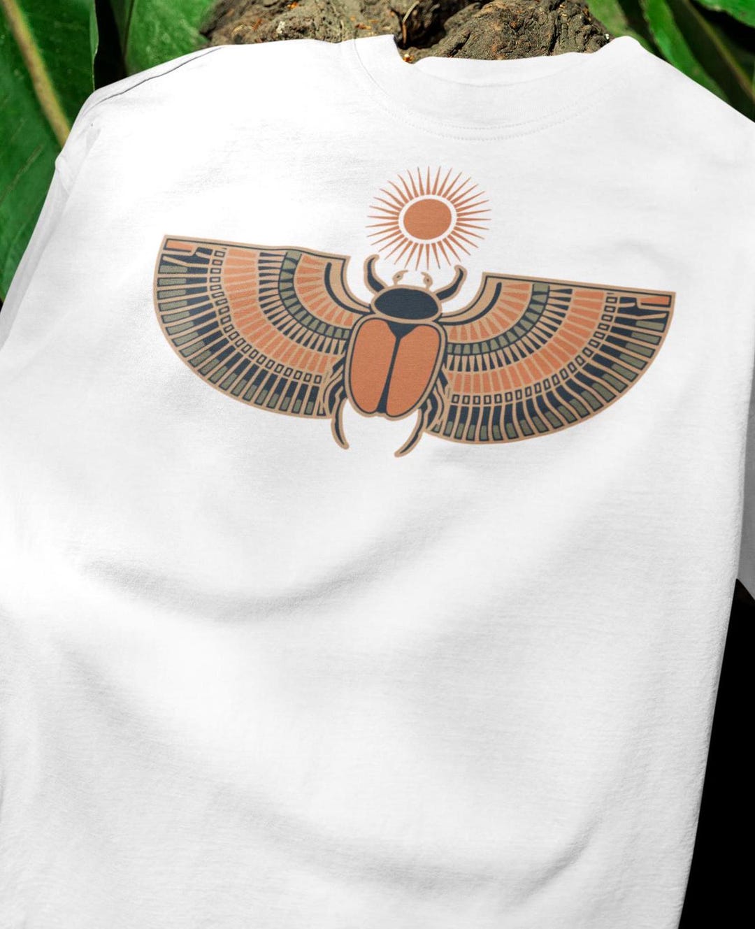 Egyptian Scarab Sun Shirt – Winged Khepri Symbol of Rebirth ...