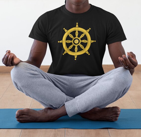 Dharma Wheel Buddhist Symbols Short-Sleeve Unisex T-Shirt | Etsy