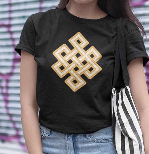 Buddhist Symbol Shrivatsa Mystical Knot Good Luck Ashtamangala | Etsy