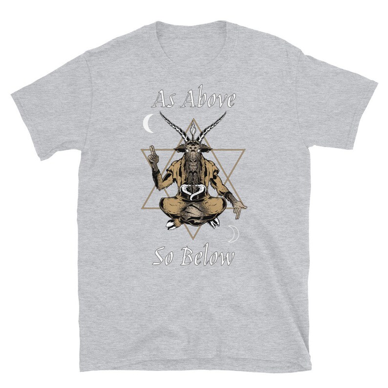 As Above So Below Baphomet The Hexagram Magic Alchemy Occult Witchcraft