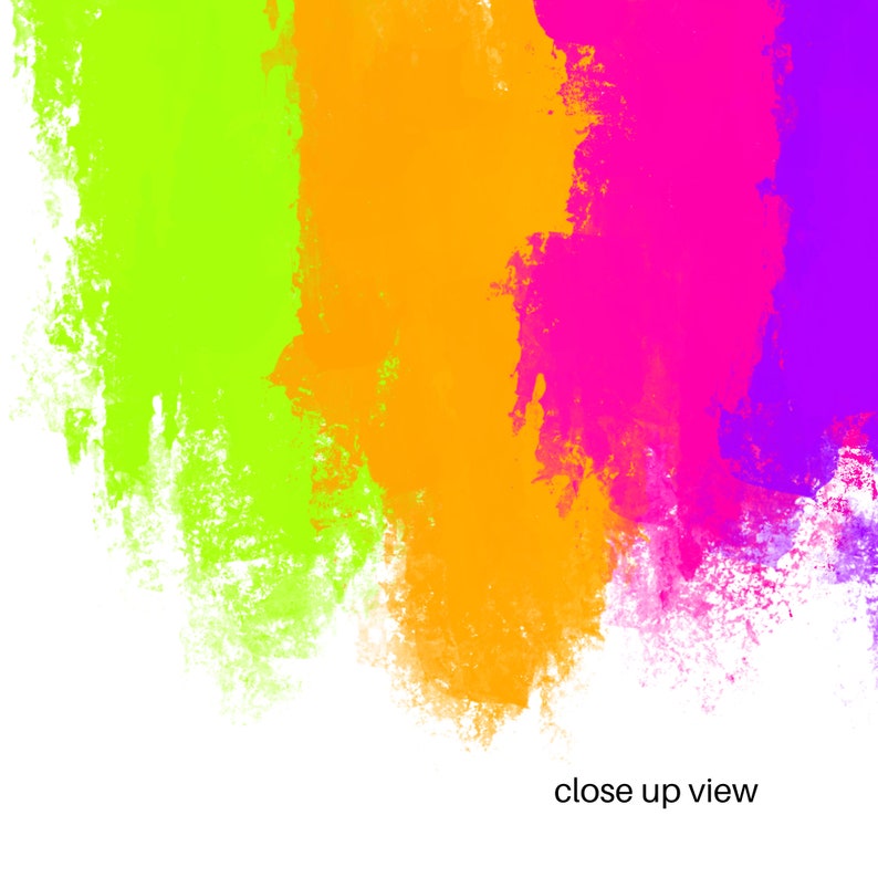 Neon Textured Sublimation PNG | Neon Brights | Brushstroke Spring ...