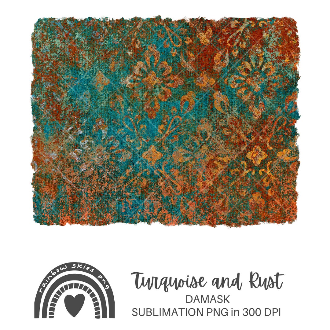 Sublimation PNG Background Gold and Turquoise Canvas Digital Download ...